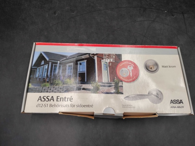 Assa Abloy accessory kit for front door, matt chrome - Shipping ...