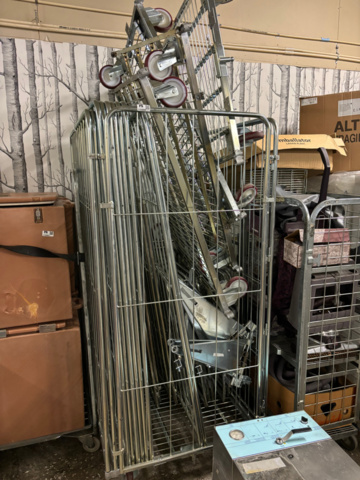 Grid trolleys/transport trolleys 5 pcs. new galvanized - PS Auction ...
