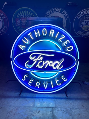 New neon sign Ford 95x95 cm - PS Auction - We value the future ...