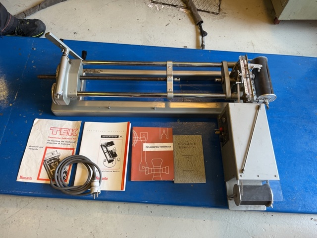 Hounsfield Tensometer tensile tester - PS Auction - We value the future ...