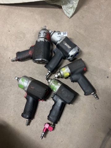 Pneumatic nut drivers 4 pcs - PS Auction - We value the future ...