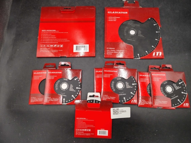 9 pcs Gladiator diamond cutting blade - Shipping included - PS Auction ...