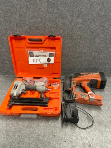 Nail gun Spit 800 P, 1 battery, charger and staple gun - PS Auction ...