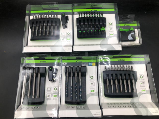 5 pcs Luna Go bit sets + 1 pc belt clip, SB1C, MD20 ,SB2, MB11C, SB3 ...