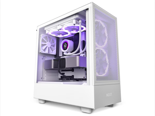 Chassi NZXT H5 Flow Mid Tower (vit) - Auktioner online - Nätauktioner ...