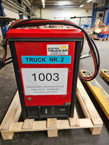 Battery charger for forklifts - MicroPower STC 24/80 - PS Auction - We ...