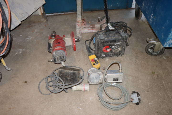Drilling rig/stand core drilling machine Cardi FR605 with joker - PS ...