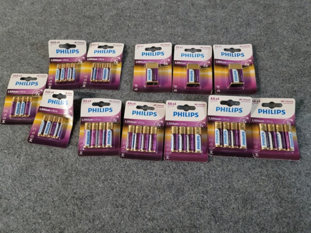 Philips Various Batteries - PS Auction - We value the future - Largest ...