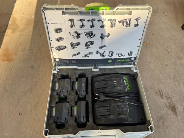 Festool Charging package SYS 18V 4x5.2V / TCL 6 DUO - PS Auction - We ...