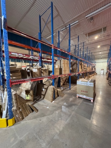 Large warehouse lot with side tables, coffee tables, small tables and ...