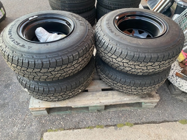 4 Forest/terrain tires with rims - PS Auction - We value the future ...