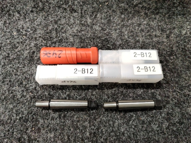4 pcs Drill chuck mandrel MK2 B12 - PS Auction - We value the future - Largest in net auctions
