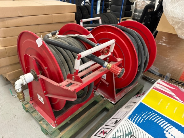 2 water hoses on a roll / fire hoses NOHA - PS Auction - We value the ...