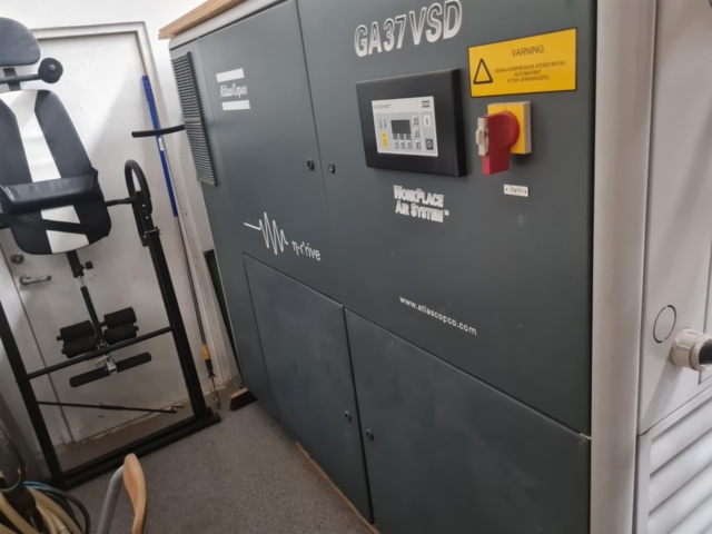Screw compressor Atlas Copco GA37VSD - PS Auction - We value the future ...