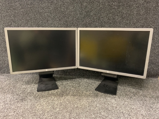 2 computer monitors, HP Elitedisplay E24i - PS Auction - We value the ...
