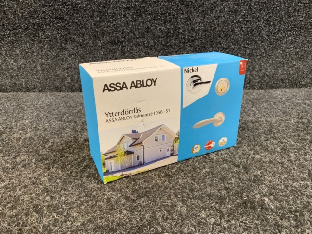 Exterior door lock Assa Abloy Side entrance 1956-S1, nickel - PS ...