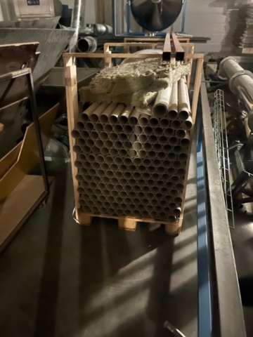 Paper tube 2.5m, pallet - PS Auction - We value the future - Largest in ...