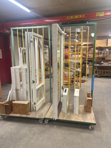 Disc trolleys/window trolleys 2 pcs with doors and window frames - PS ...