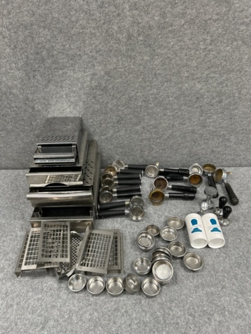 Espresso machine accessories - Portafilters, tampers, sump boxes, and ...