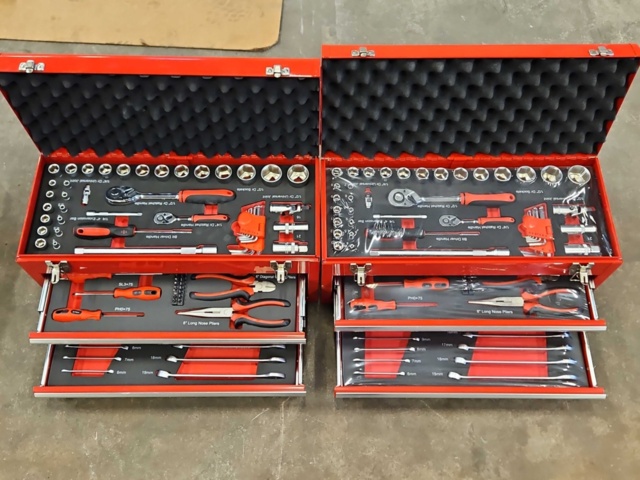 Tool boxes with tools 2 pcs - PS Auction - We value the future ...