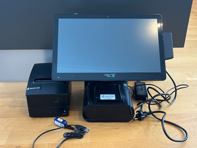 Cash register system with receipt printer and control unit, Triton POS ...