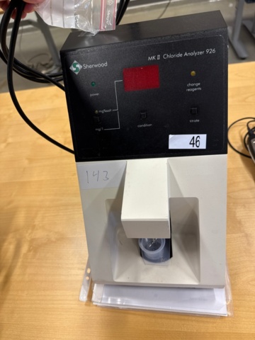 Chloride Analyzer Model 926/Gambro / Sherwood (143) - PS Auction - We ...