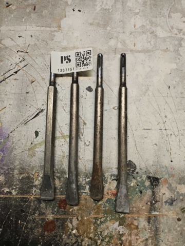 Chisel set, 4 pieces - PS Auction - We value the future - Largest in ...
