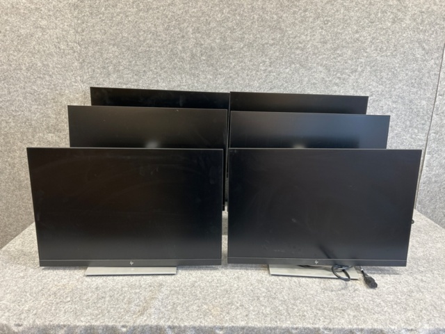 Computer monitors 6pcs 24” - HP EliteDisplay E24i G4 - PS Auction - We ...