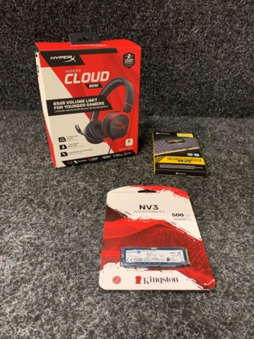 Gaming headset, RAM & SSD - PS Auction - We value the future - Largest ...