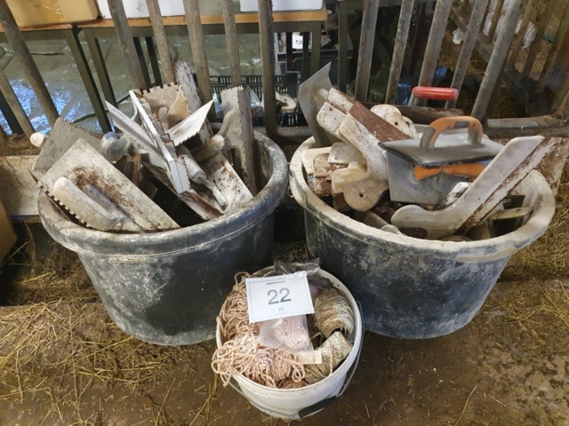 Tile and clinker tools - PS Auction - We value the future - Largest in ...