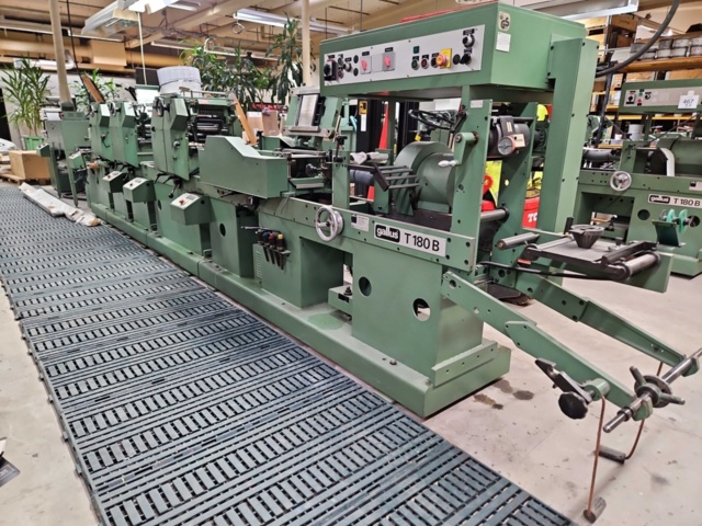 Printing press 3-color flatbed printing - Gallus T 180 B Q33 -1984 - PS ...
