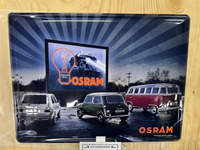OSRAM sign - PS Auction - We value the future - Largest in net auctions