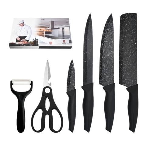 2 pcs 6-piece Knife set with Nonstick surface - Free shipping - PS ...