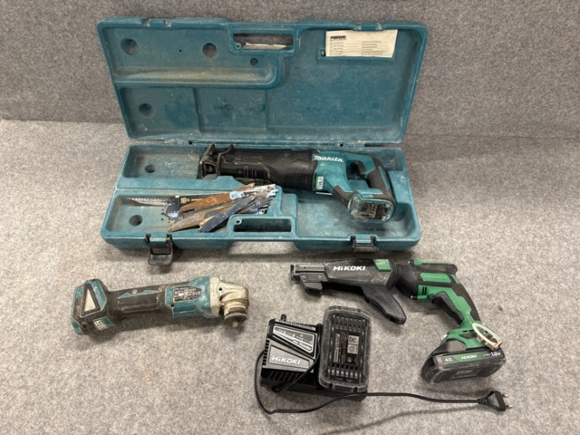 Jigsaw, angle grinder, screwdriver - Makita/Hikoki - PS Auction - We value the future - Largest ...