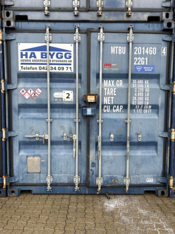 Container 20 feet with fastening material -2011 - PS Auction - We value ...