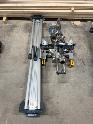 Mitre saw with stand - Bosch GCM 8 SDE - PS Auction - We value the ...