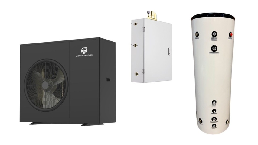 Air-to-water heat pump Acorn Technologies 13 kW incl. Hydrobox & hot ...