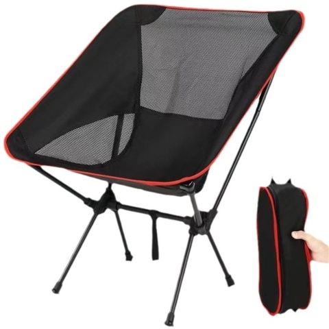 2 Camping Chairs - Compact and Comfortable Folding Chair - Free ...