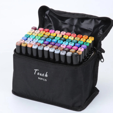 Professional Set of 80 Markers / Markers - Free shipping - PS Auction ...