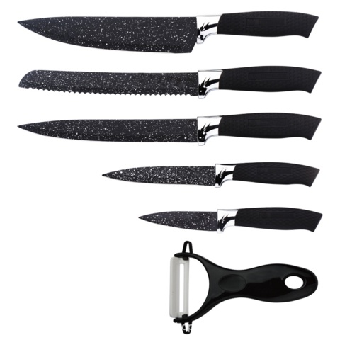 1 pc Kitchen Knife Set Kitchen King Premium 6-Pack - Free shipping - PS ...