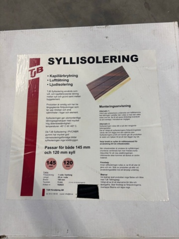 Syllisolering 145 mm 175 meter - Auktioner online - Nätauktioner ...