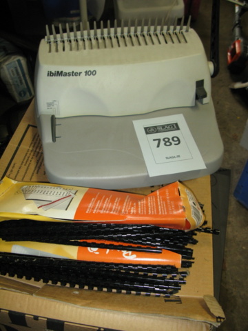 ibiMaster 100 folder binding machine - PS Auction - We value the future ...