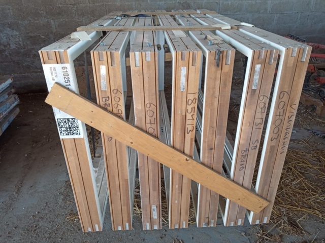 Nordan front door frames, left hung 10x21, 7 pieces - PS Auction - We ...