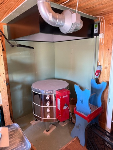 Kiln for clay, glass etc. Skutt automaic kiln CC1018-3 incl. fan hood ...