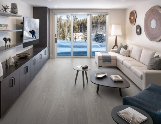 Hardened Ash Earth Grey, matt lacquered, 87sqm, click flooring 5G, XL ...