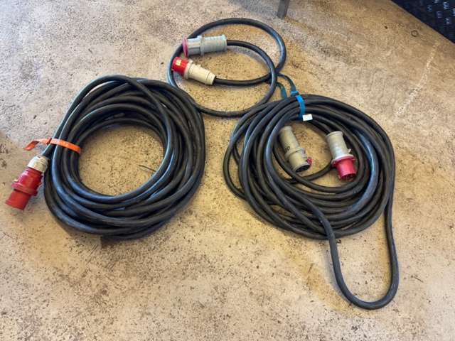 63 amp cable, 3 pcs. - PS Auction - We value the future - Largest in ...