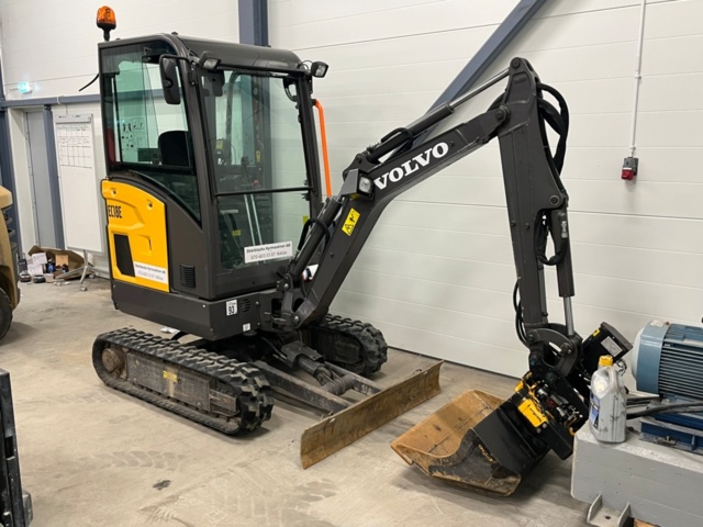 Mini crawler excavator, Volvo EC18E -2021 - PS Auction - We value the ...