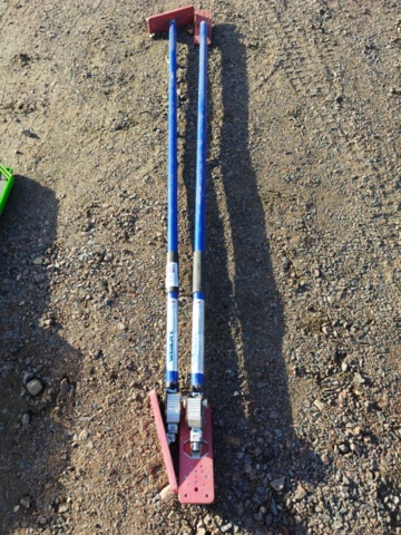 Styltor, 2 st – Wasa, teleskopiska aluminium, justerbara, fotplattor i ...