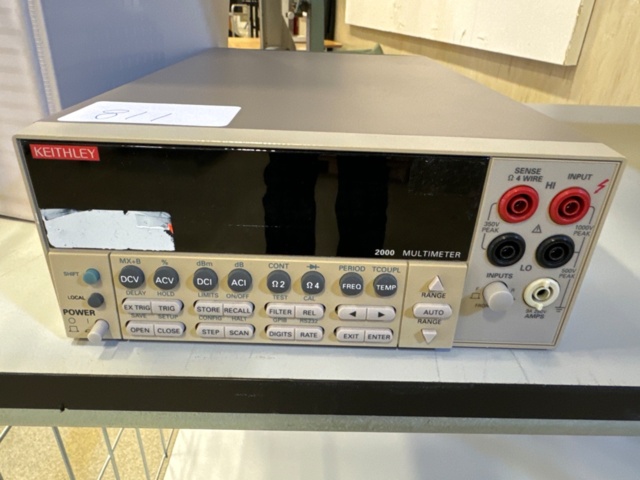 Bench-mounted multimeter, Keithley, model 2000 - PS Auction - We value ...
