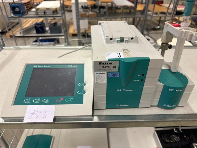 Automatic titration system, Metrohm 808 Titrando with 801 Stirrer & 806 ...